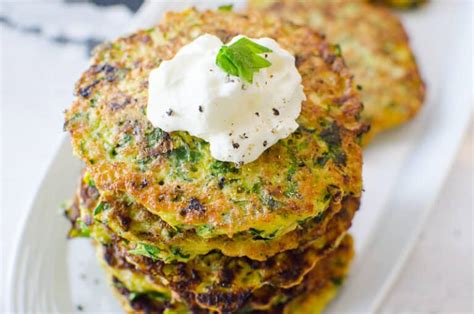 Zucchini Fritters Baked Or Fried IFoodReal