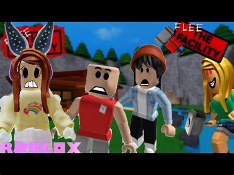 Jogando Marret O Minhas Amigas Roblox Flee The Facility Youtube
