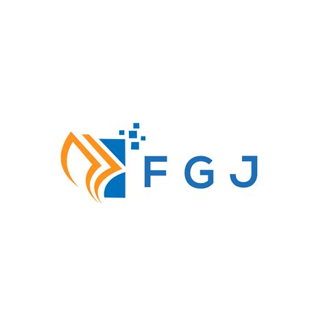 fgj business finance logo design fgj reparación de crédito contabilidad