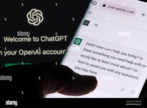 ChatGPT Chat Bildschirm Auf Smartphone Und Laptop Mit Chat GPT