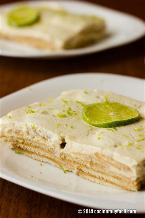 Receta De Pie De Lim N Fr O Con Galletas Mar As Cocina Muy Facil