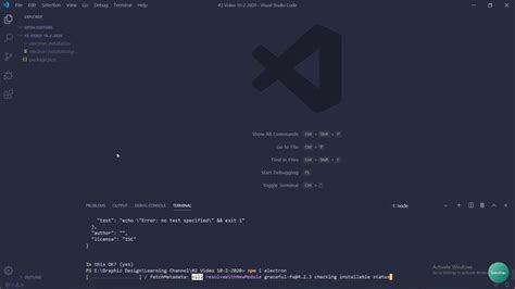 electron app how to install electron js app in your project learning youtube