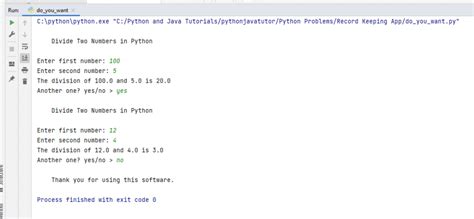 divide two numbers in python free computer programming source codes to all