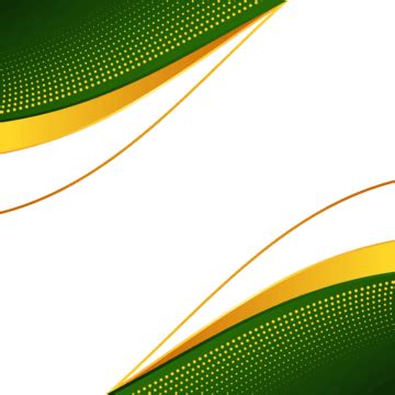Transparent Curve Vector Hd Images Green Wavy Border On Transparent