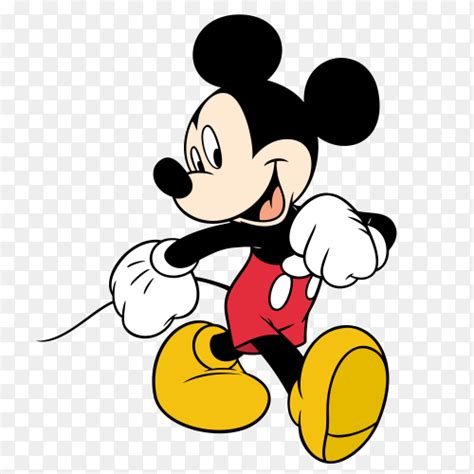 Mickey Mouse Cartoon On Transparent Background PNG Similar PNG
