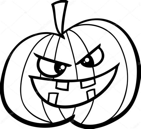 Coloring Page Jack O Lantern