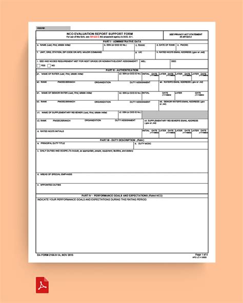 Tnarng Eps Form 2166 9 E4 Fillable Pdf Printable Forms Free Online