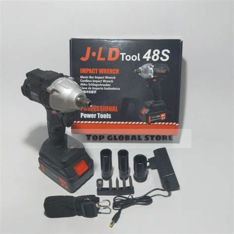 Jual Cordless Impact Wrench V Brushless Jld S Bor Obeng Kunci