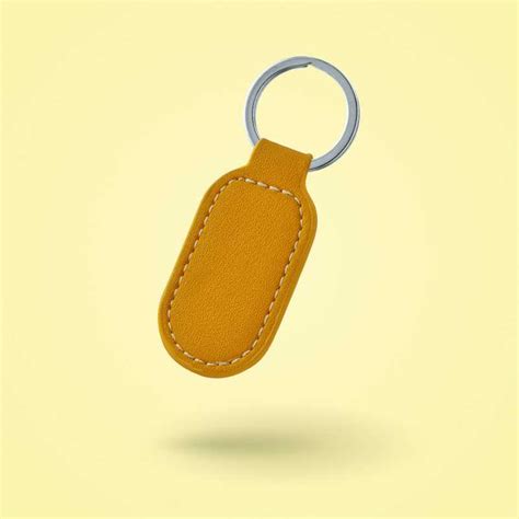 Porte clés cuir ovale personnalisable AHK Prod AHK