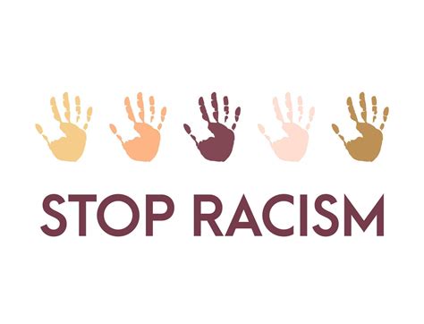 Stop Racism Icon Vector Illustration Vector Art At Vecteezy