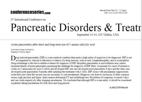 PDF Drug Induced Pancreatitis