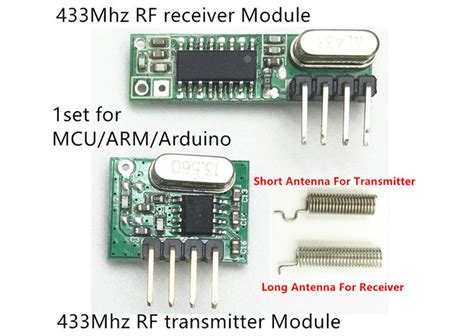 Rf Mhz Transmitter Receiver Electronics And Domotica