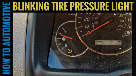 Prius Tire Pressure Light Blinking