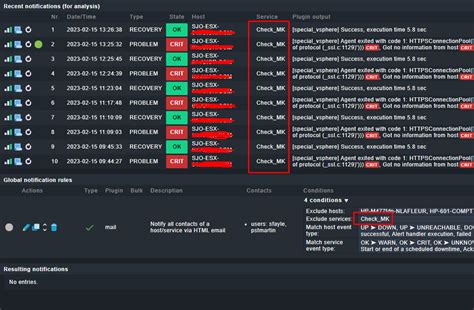 exclude notification for check mk service troubleshooting checkmk community
