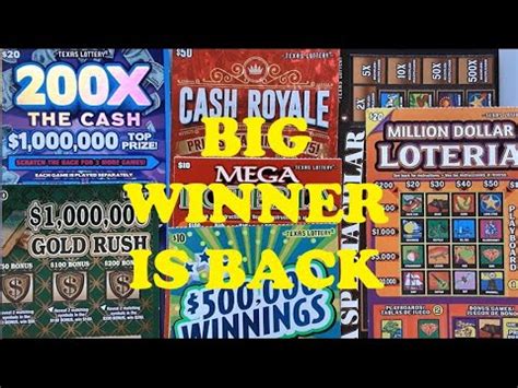 BIG WINNERS IS BACKMIX LOTERIA 200X CASH ROYALE GOLD RUSH