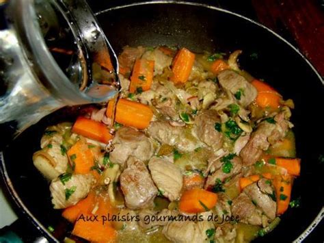 Sauté de porc aux carottes et chou fleur