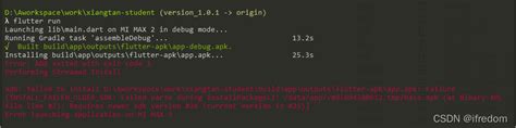 Android Error Failure INSTALL FAILED USER RESTRICTED Invalid Apk In