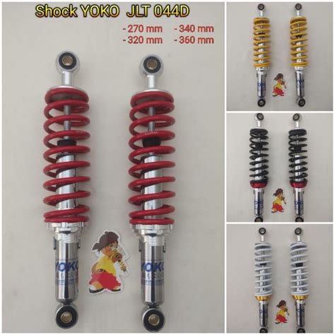 Jual SHOCKBREAKER BELAKANG YOKO NON TABUNG MOTOR BEBEK UKURAN 270 320