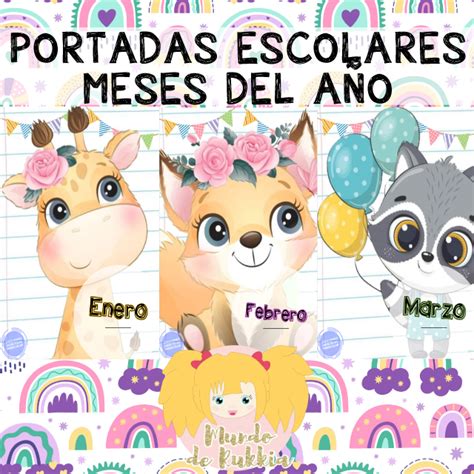 Portadas Escolares De Los Meses Mundo De Rukkia