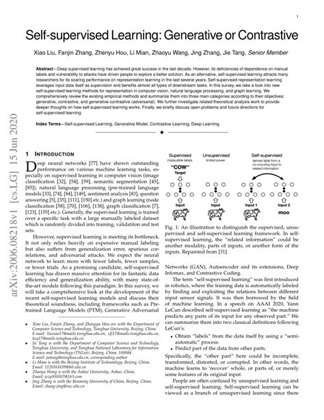pdf self supervised learning generative or contrastive
