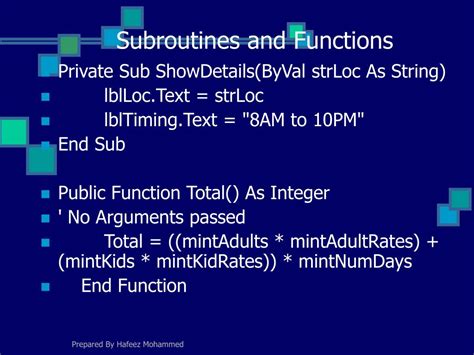 ppt subroutines and functions powerpoint presentation free download id 331929