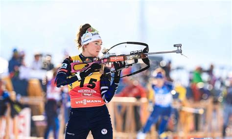 Biathlon Hochfilzen 2023 La liste de départ du relais féminin 4x6km