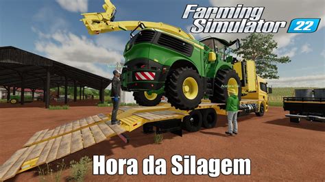 Farming Simulator Fazenda Do Granja Hora Da Silagem Youtube