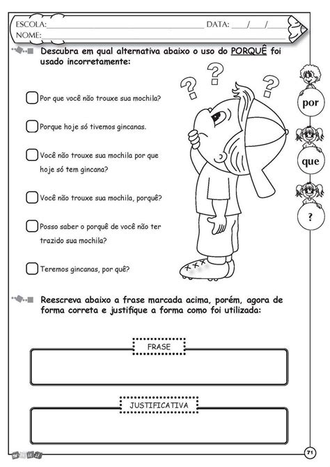 BLOG PROFESSOR ZEZINHO Atividades Português Reforço 4º e 5º Ano