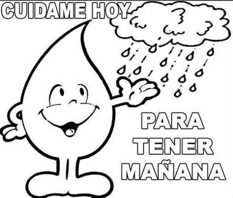 Dibujos para colorear Día Mundial del Agua Agua para colorear Dia