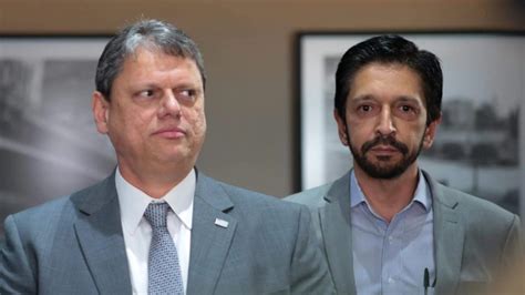 Tarcísio declara apoio à reeleição de Nunes para Prefeitura de São Paulo