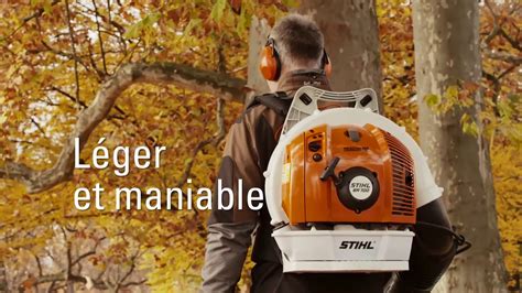 Test du souffleur à dos thermique STIHL BR 700 YouTube