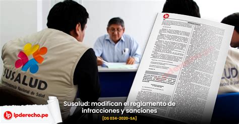 Susalud Modifican El Reglamento De Infracciones Y Sanciones Ds