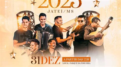 Em Jateí festa da virada no dia 31 fecha ciclo shows no Parque da
