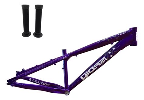 Quadro Gios Frx Evo Dirt Wheeling Downhill Roxo Branco