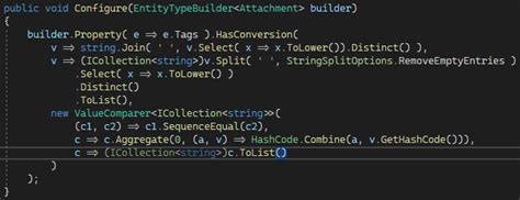 Entity Framework ICollection ValueComparer Results In Argument Types