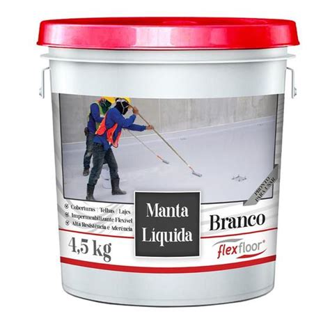 Manta L Quida Impermeabilizante Branca Flexfloor Kg Manta L Quida