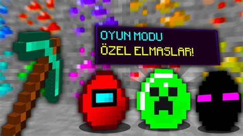 Minecraft ama ÖZEL ELMASLAR VAR YouTube