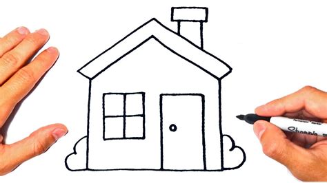 Cómo dibujar un Casita paso a paso Aprender a dibujar una CASITA