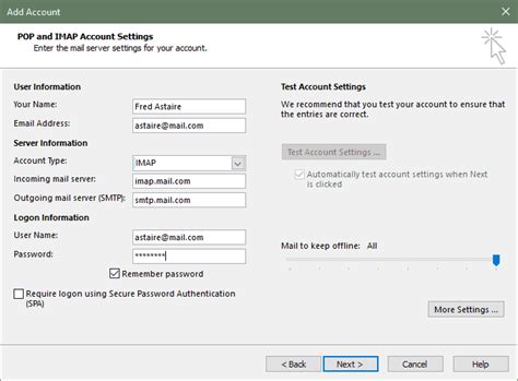 Here Are The Mail Imap Settings
