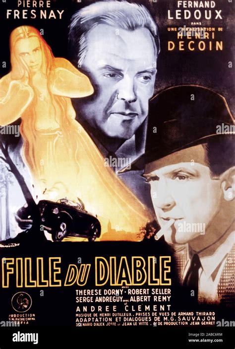 LA FILLE DU DIABLE Aka DEVIL S DAUGHTER French Poster From Left