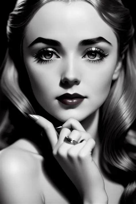 Dopamine Girl A Digital Photo Of Lillian Gish Five Slender Fingers