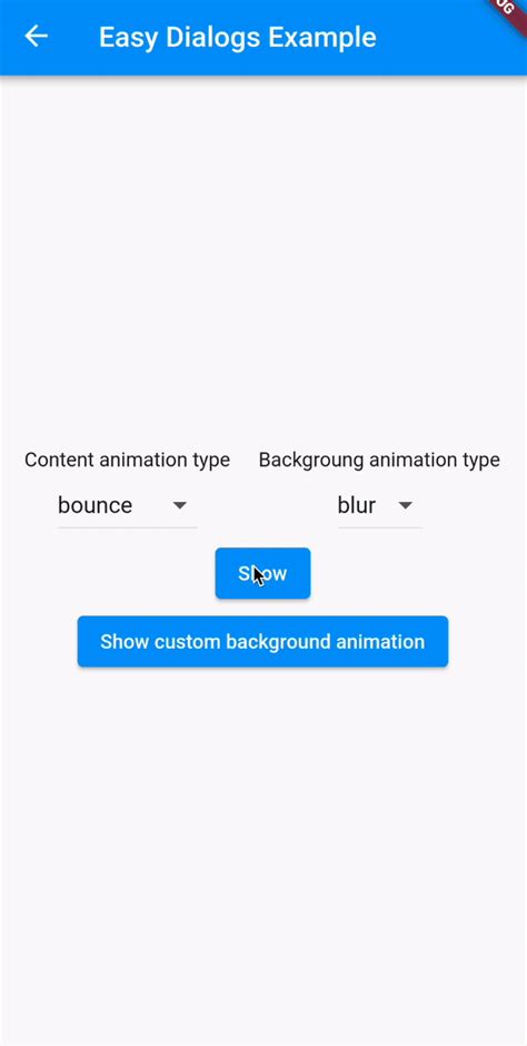 flutter easy dialogs flutter package