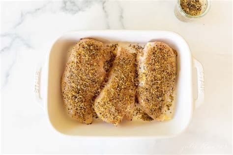 The Easiest Lemon Pepper Baked Chicken Julie Blanner