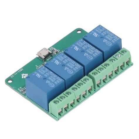 EJ Life Module De Relais USB Module De Relais 4 Canaux 5V Pour Carte D
