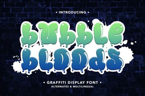 20 Graffiti Bubble Letter Fonts For Dope Projects