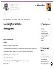 Learning Guide Unit 6 Learning Journal Pdf Md Shamim Sarder Home Home