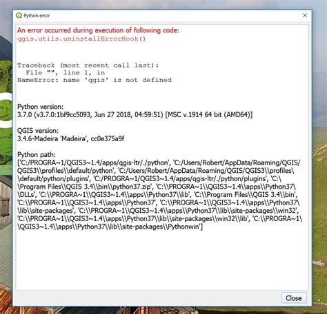 Qgis Couldn T Load SIP Module Geographic Information Systems Stack