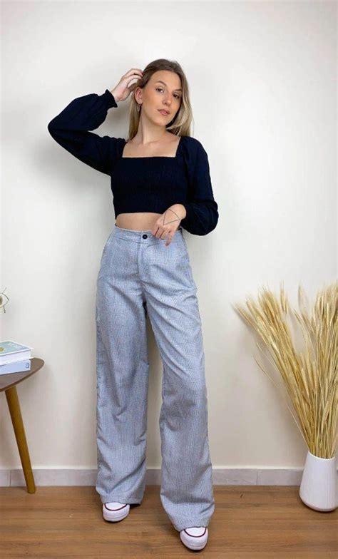Como usar wide leg a calça do momento Almanaque da Mulher
