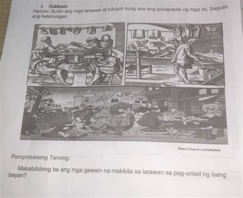 L Tuklasin Panuto Suriin Ang Mga Larawan At Tukuyin Kung Ano Ang