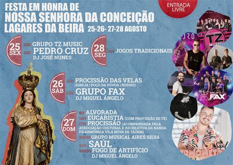 Festa em Honra de Nossa Senhora da Conceição 2023 Lagares da Beira